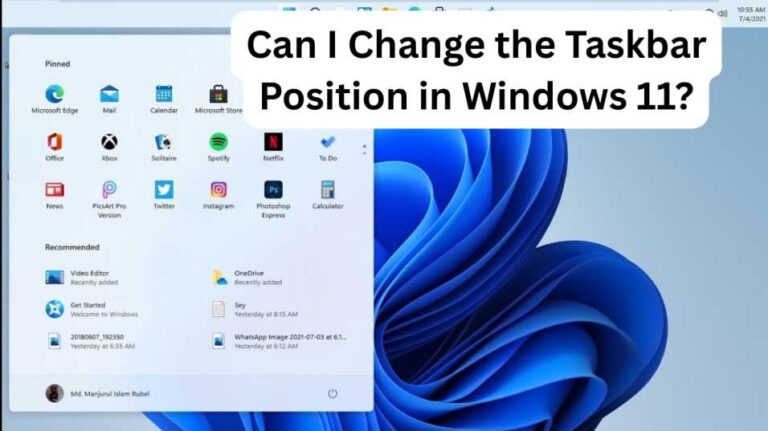 Can I Change the Taskbar Position in Windows 11? - Solving Dad