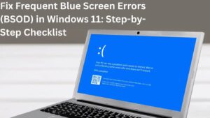 Step-by-Step Checklist to Fix Frequent Blue Screen Errors Archives ...